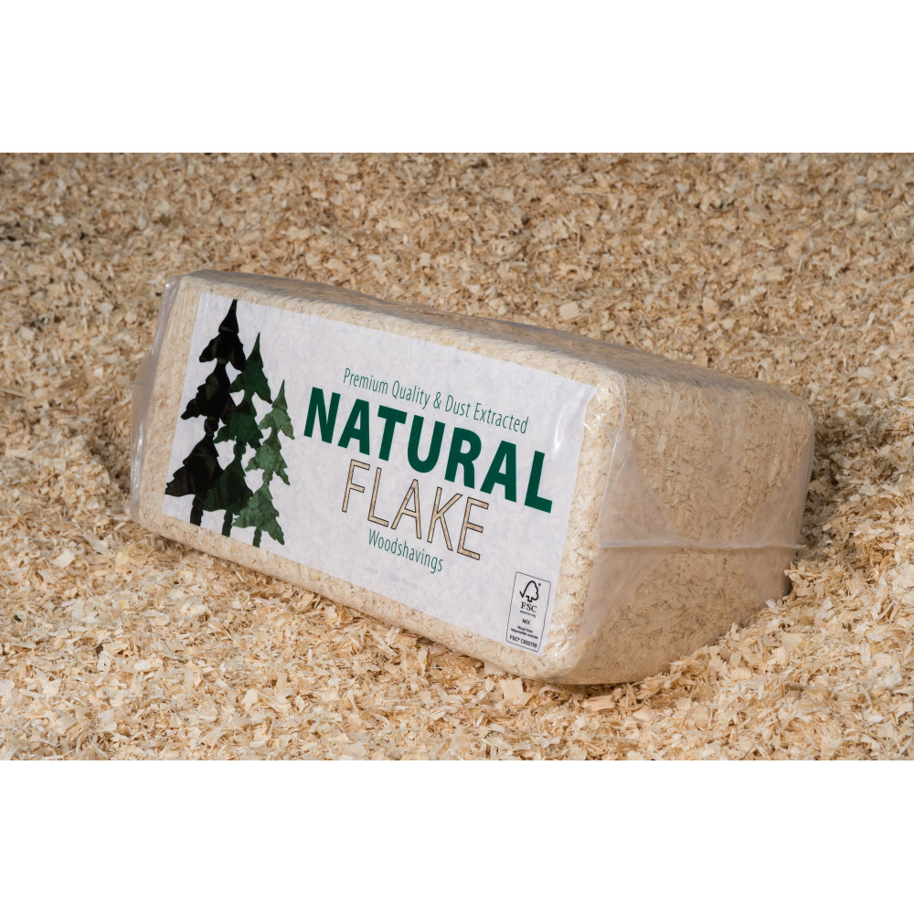 Natural Flake Shavings Bale