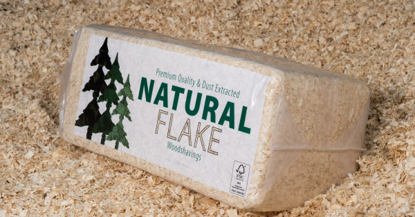 Natural Flake Shavings Bale